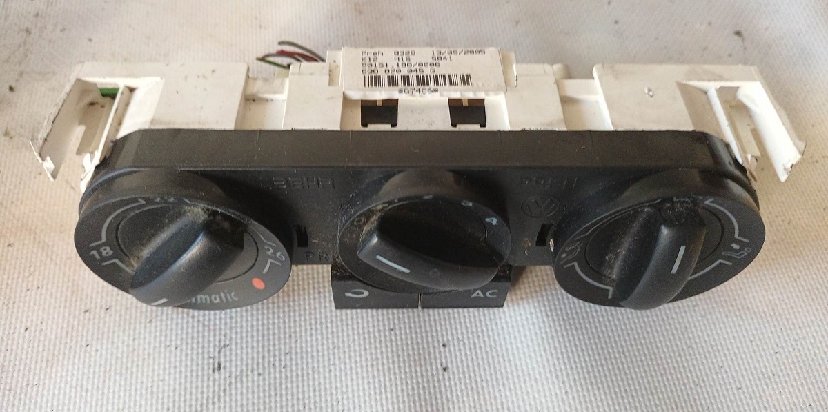 VW POLO 2005-2009 ΧΕΙΡΙΣΤΗΡΙΟ ΚΑΛΟΡΙΦΕΡ ΚΛΙΜΑΤΙΣΜΟΥ 6Q0820045G ...